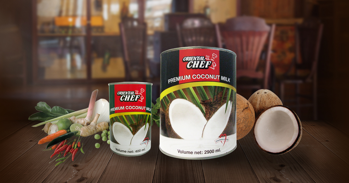 Oriental chef, the premium coconut milk from Thailand